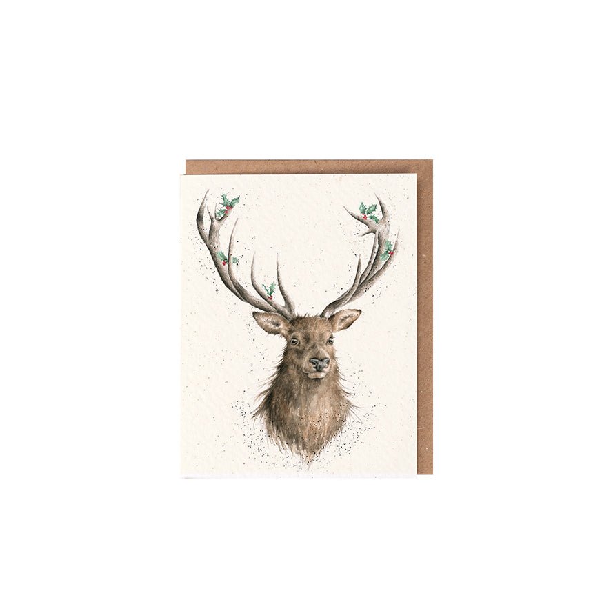 Christmas Stag - Enclosure Greeting Card - Christmas – Lady of the Lake