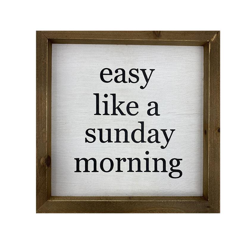 Easy Like A Sunday Morning - Sign – Lady of the Lake