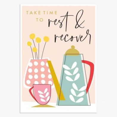 Rest & Recover - Greeting Card - Get Well – Lady of the Lake